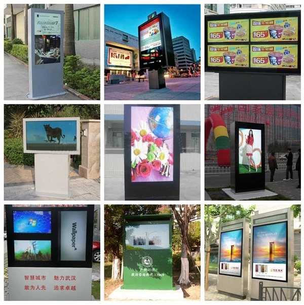 Android Outdoor Digital Sign Boards 49 55 Inch High Brightness Energy ...