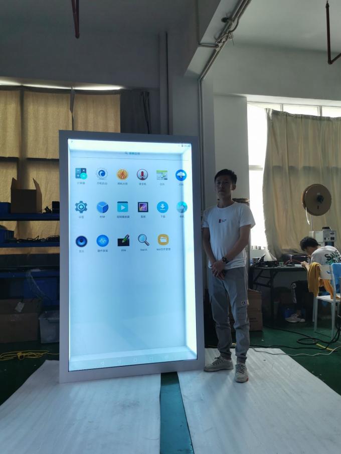 86/75 Inch See Through Lcd Screen , Transparent Lcd Panel High Brightness