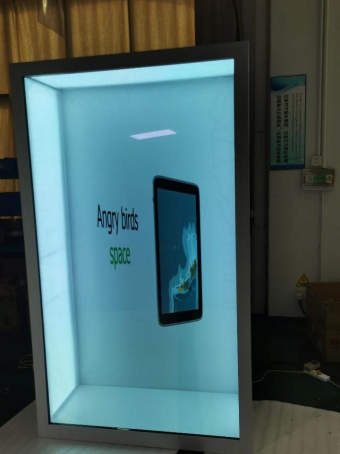 86/75 Inch See Through Lcd Screen , Transparent Lcd Panel High Brightness