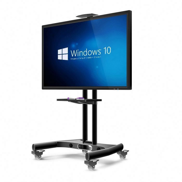55-86 Inch Wall Mounted Digital Signage Black Shell For Teaching / Meeting